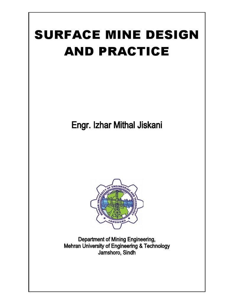 Surface Mine Design and Practiceeeeeeeeeeeeeeeeeeee | PDF | Mining | Angle