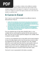 S CURVE in Excel Template | PDF