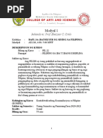 Midterm Examination Kontekstwalisadong Filipino | PDF