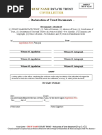 Declaration of Trust | PDF | Trust Law | Private Law