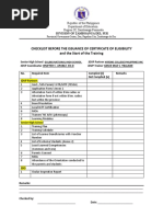 Deped Teacher 1 Applicant Checklist | PDF