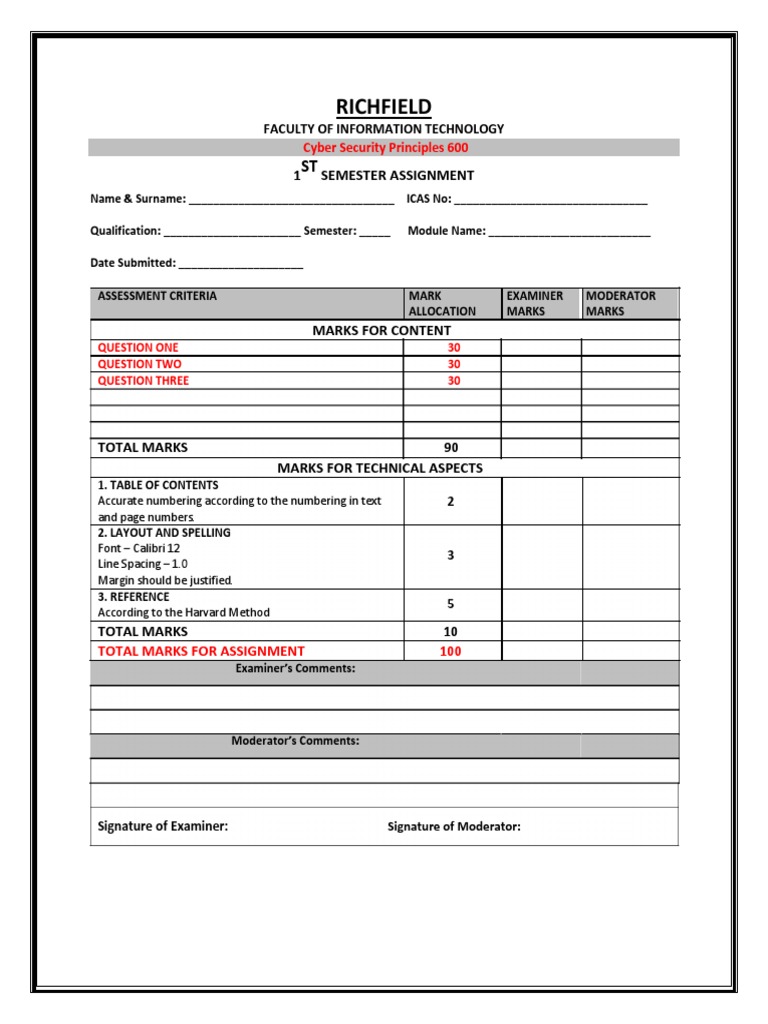 Cyber Security Assignment Overview | PDF | Computer Virus | Password
