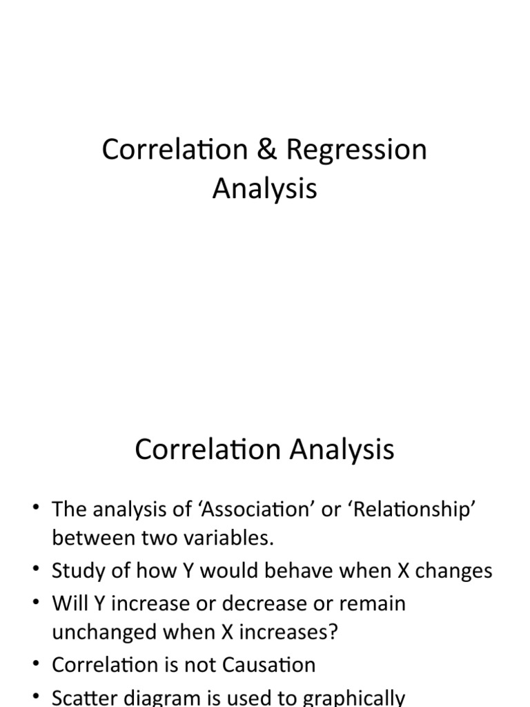 QTDM Unit-2 Correlation & Regression Analysis | PDF | Correlation And Dependence | Regression ...