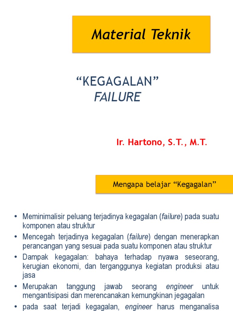 Kegagalan (Failure) | PDF