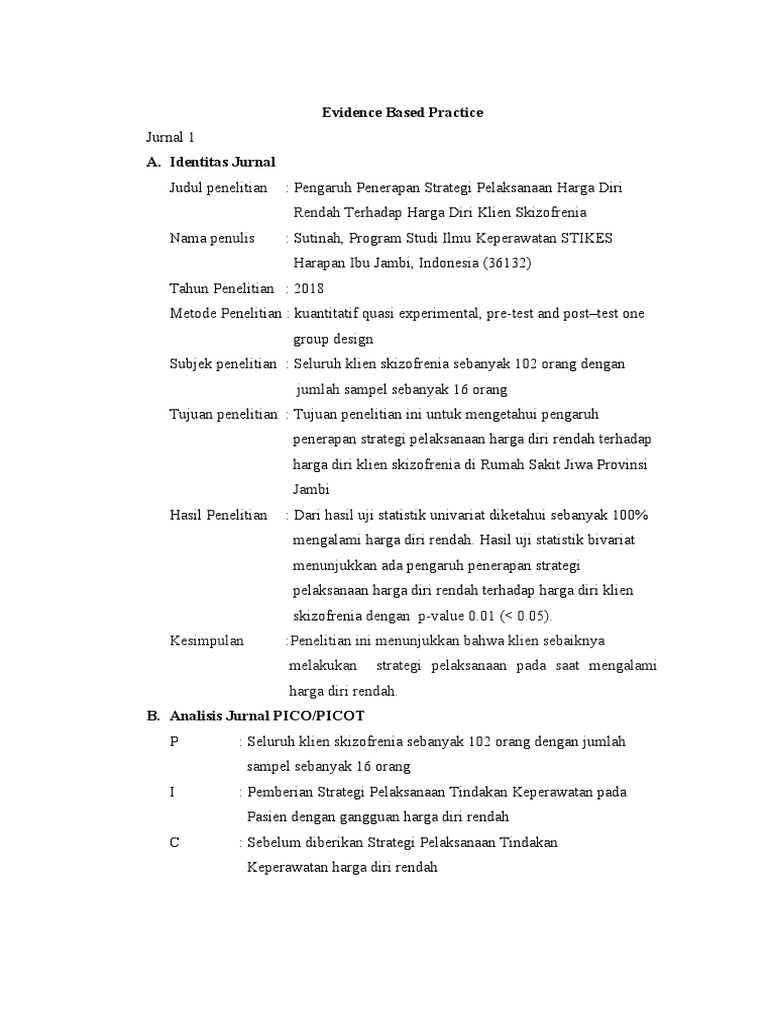 EBP - Kelompok 6 | PDF