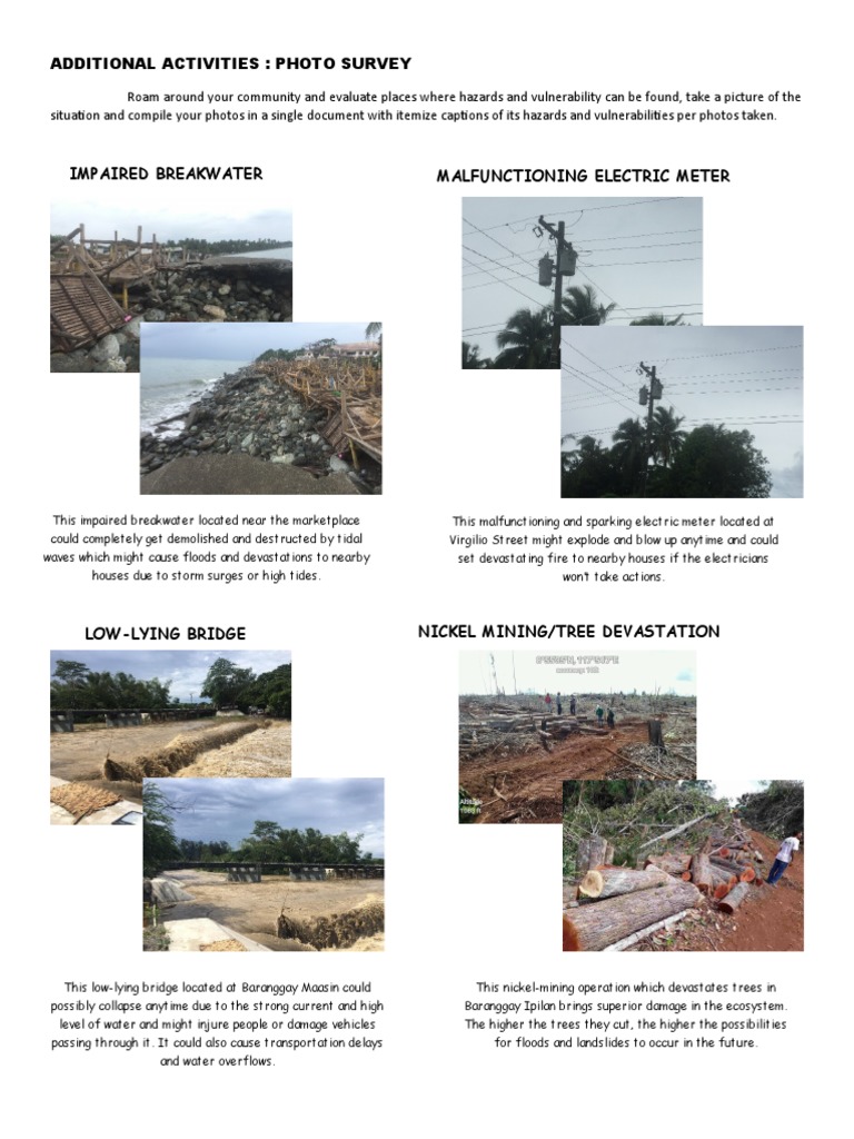 Community Hazard Photo Survey Guide | PDF | Home & Garden