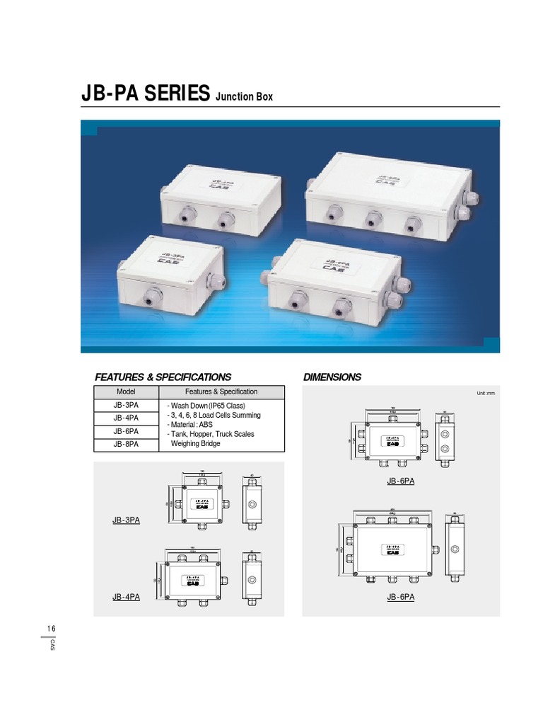 Junction Box - JB-PA SERIES | PDF