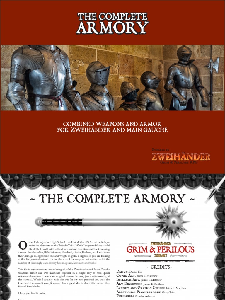Armory Armory The Complete Download Free Pdf Artillery Armour