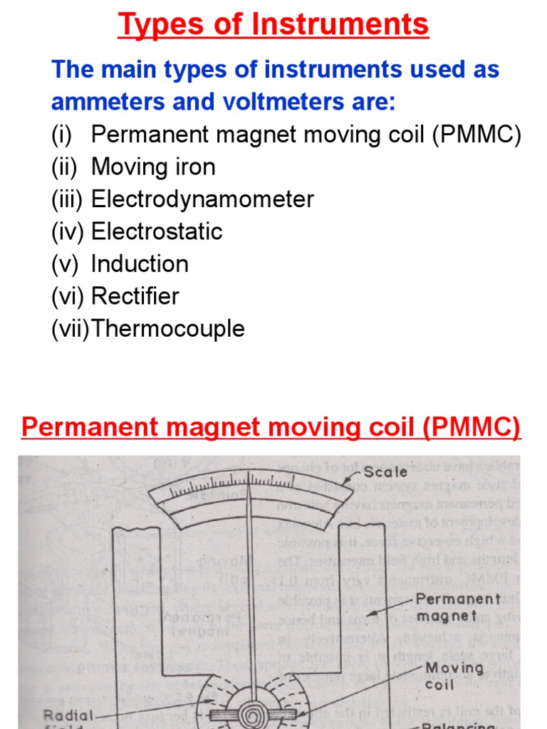 PMMC Dynamometer | PDF | Inductor | Electrical Components