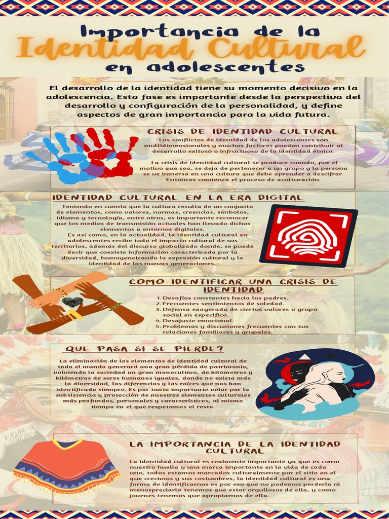 Infografía Identidad Cultural en Adolescentes | PDF | Adolescencia ...