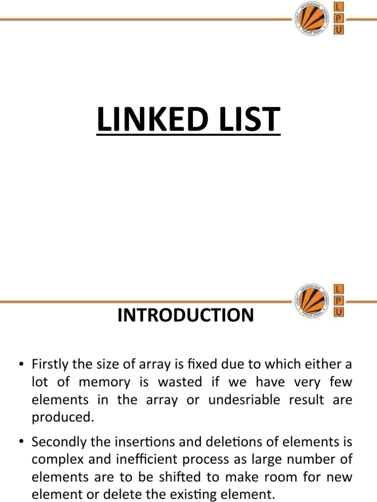 Unit 2 Linked List All Pdf Pointer Computer Programming 8395