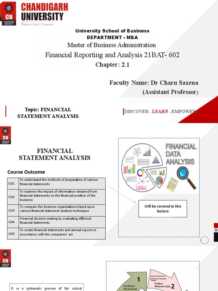 Lecture-1&2 - Introduction of Financial Statement Analysis | Download ...