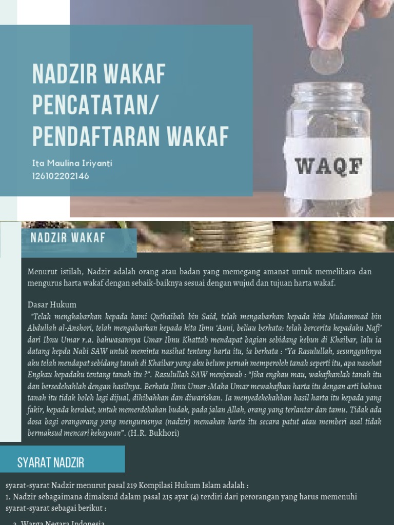 Panduan Nadzir Wakaf | PDF