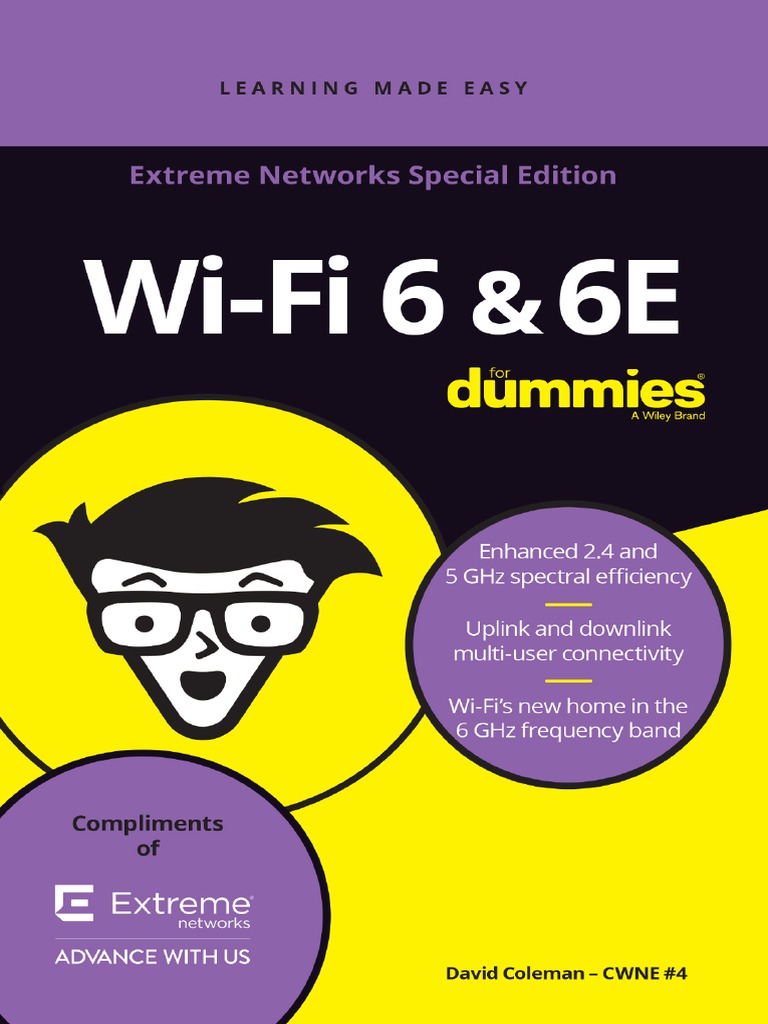 WiFi 6 For Dummies Extreme Networks 2nd Special Edition | PDF | Ieee ...