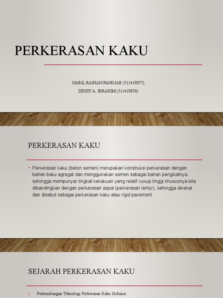 Tugas 1 Perkerasan Kaku | PDF