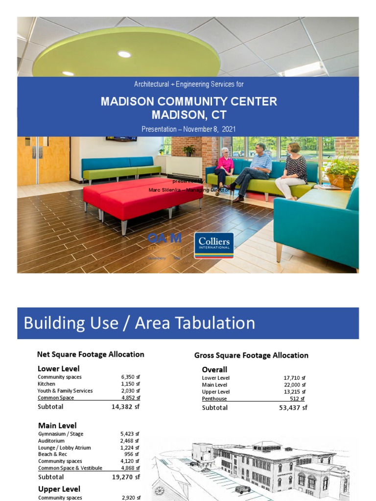Madison Community Center Presentation | PDF
