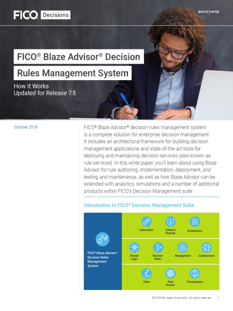 FICO Blaze Advisor Decision Rules - How It Works | PDF | Object (Computer Science) | Component ...
