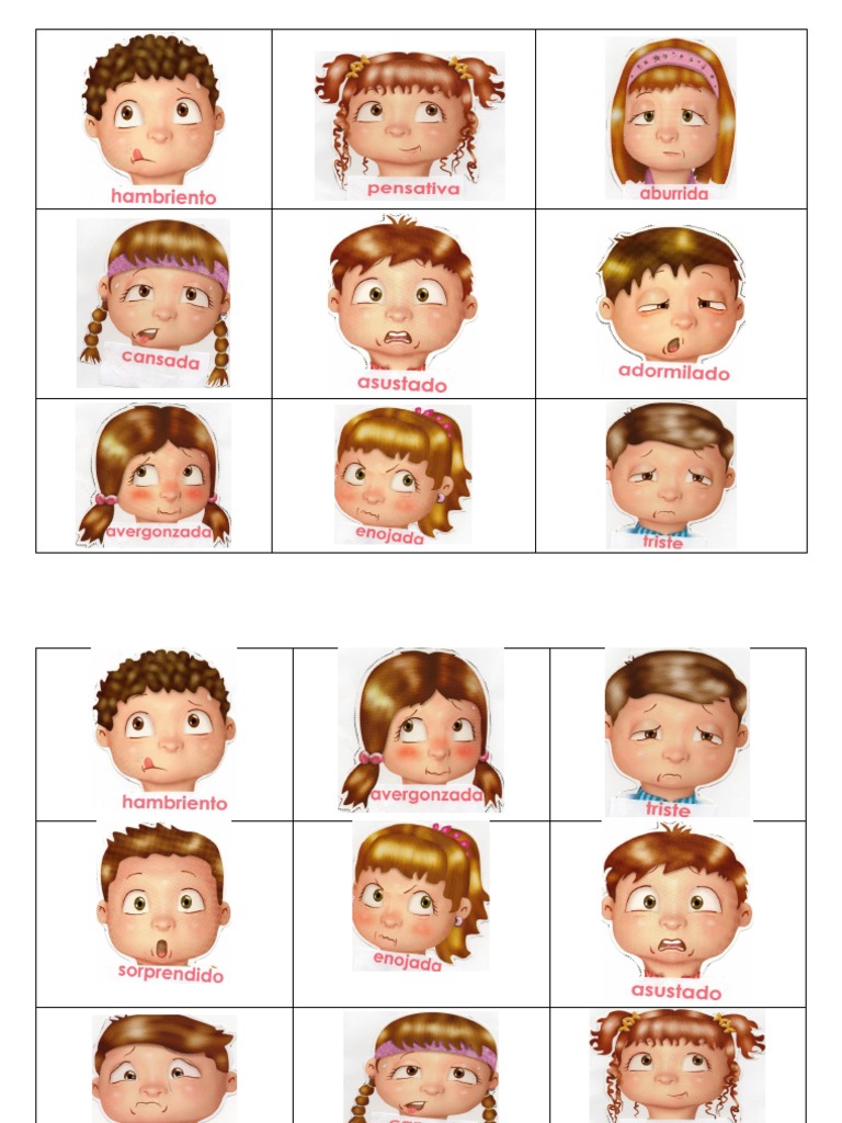 Loteria Emociones ... | PDF