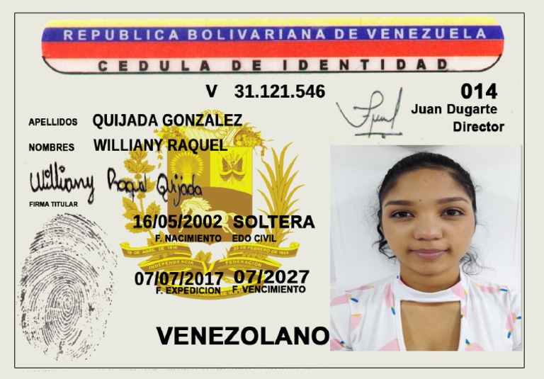 Cedula Venezolana V2 | PDF