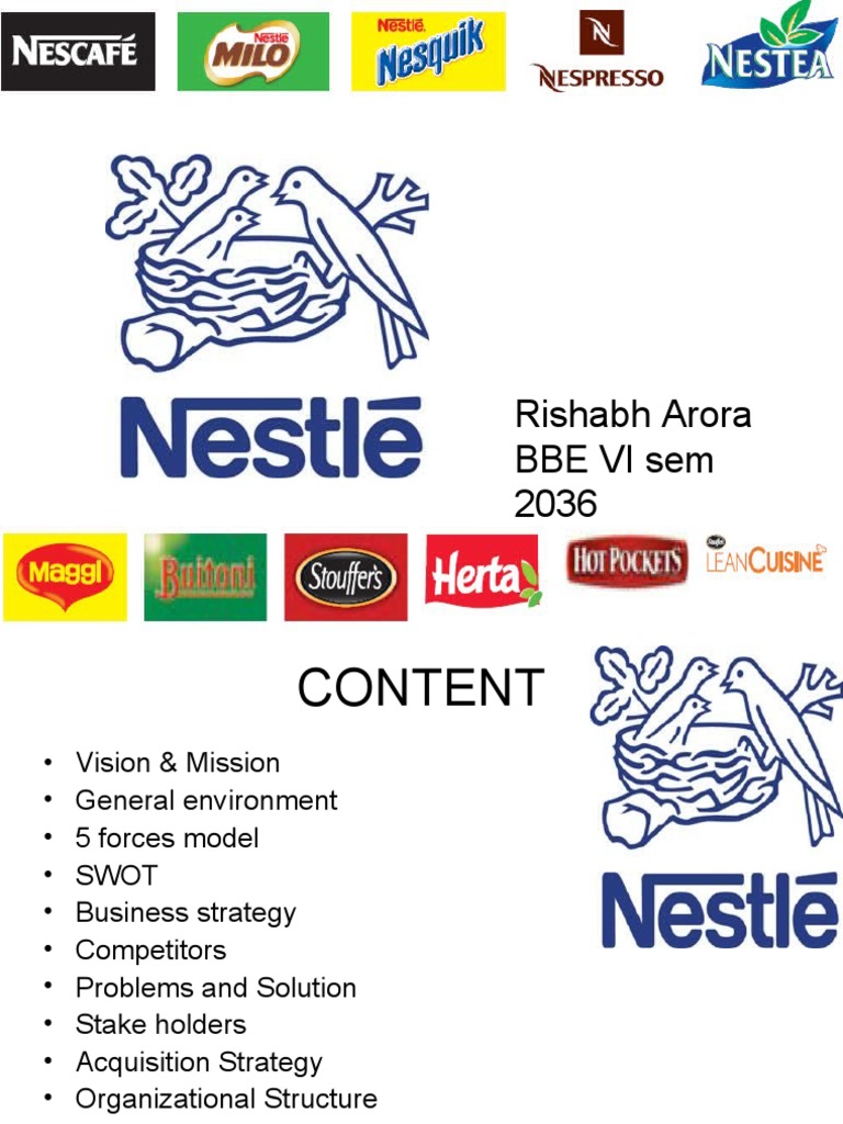 Nestle Business Presentation | PDF | Nestlé | Market (Economics)