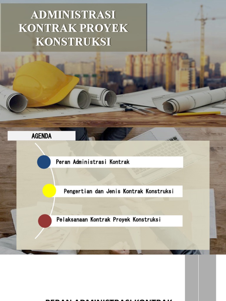 Administrasi Kontrak Proyek Konstruksi | PDF | Seni