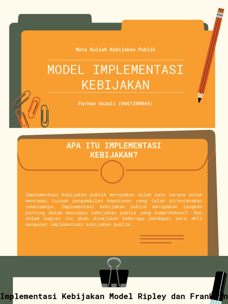 Model Implementasi Kebijakan | PDF