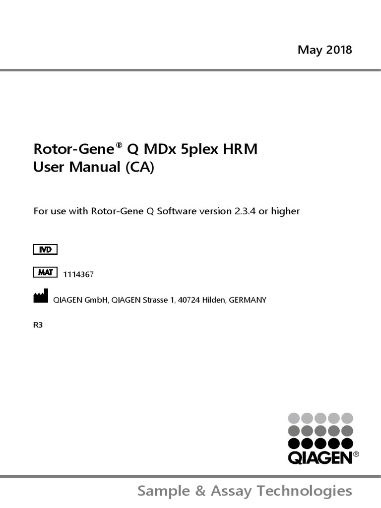 Rotor Gene Q | PDF | Microsoft Windows