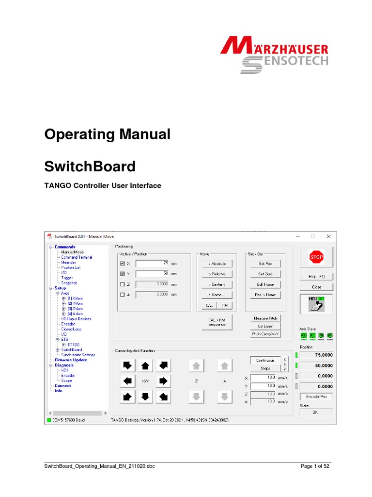 SwitchBoard User Manual | PDF | Command Line Interface | Input/Output