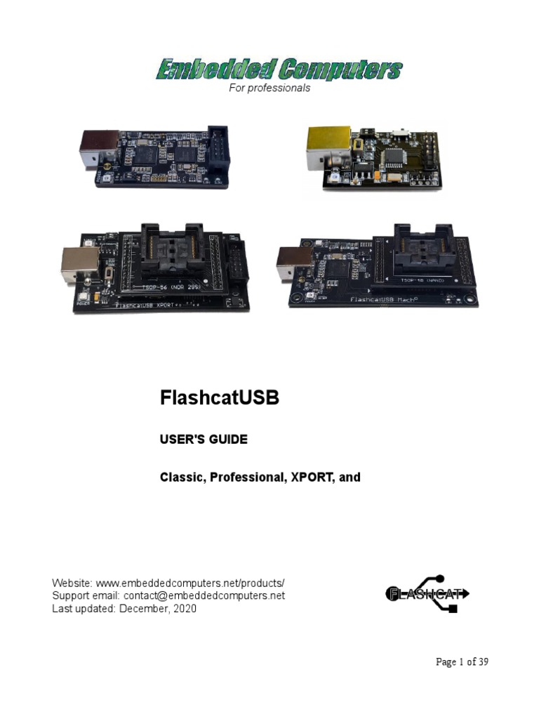 FlashcatUSB Manual | PDF | Flash Memory | Booting