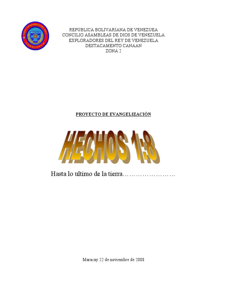 Hechos 1-8 | PDF | Evangélico
