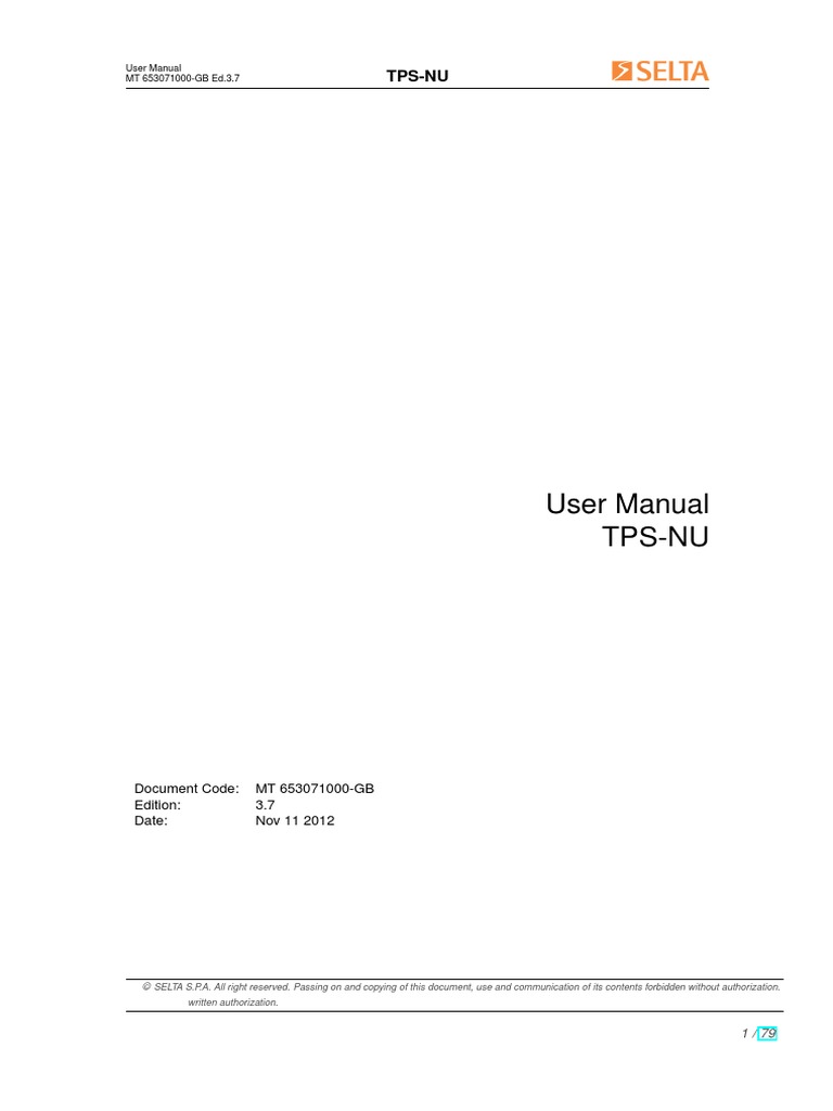 Tps Nu User Manual Mt 653071000 A0 Gb Ed 3 7 Pdf Parameter Computer Programming Menu