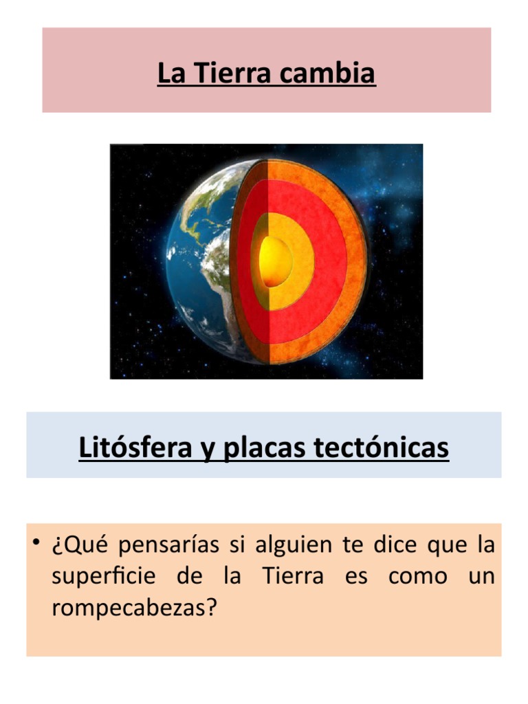 Placas Tectónicas y Cambios en la Tierra | PDF