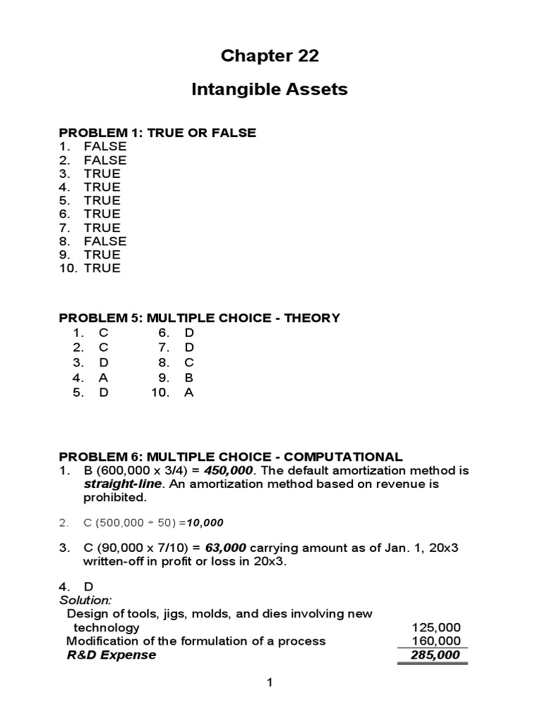 Answer Key Chapter 22 | PDF | Expense | Research And Development