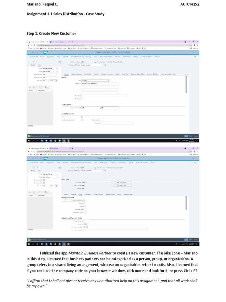 Assignment 3.1 Sales Distribution - Case Study | PDF | Sales | Payments