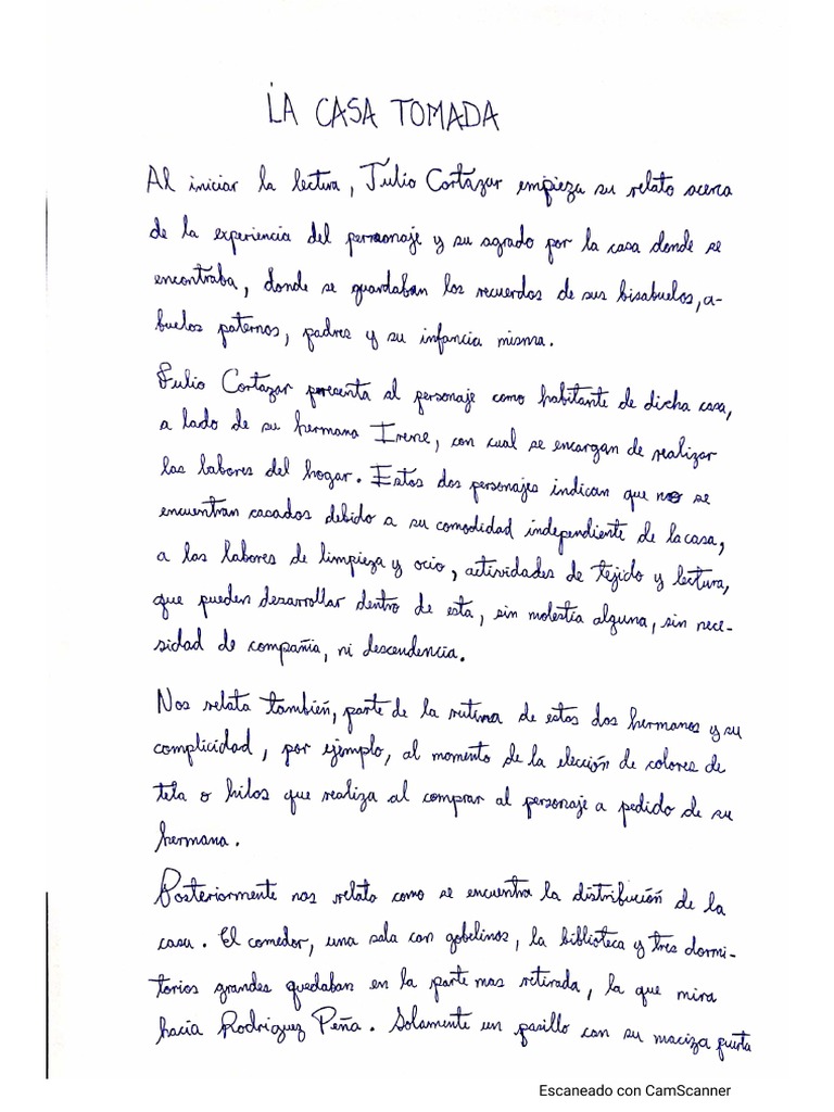 La Casa Tomada | PDF