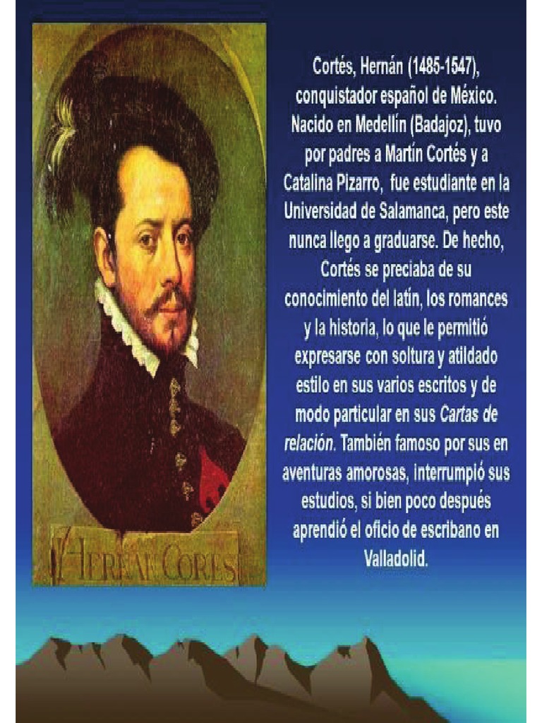 Biografía Hernán Cortes | PDF