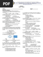 Grade 8 Science 1st Quarter Exam | PDF | Force | Mass