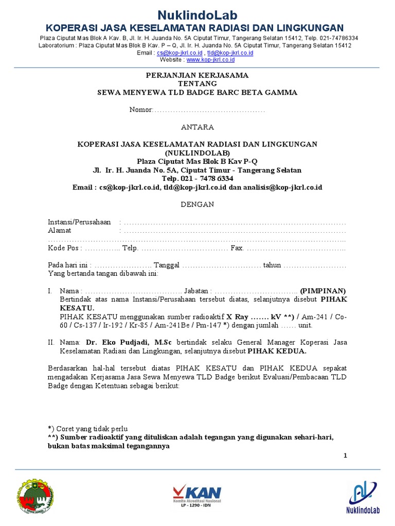 MoU Sewa TLD BARC 2021 1 1 - Rev 14102021 | PDF