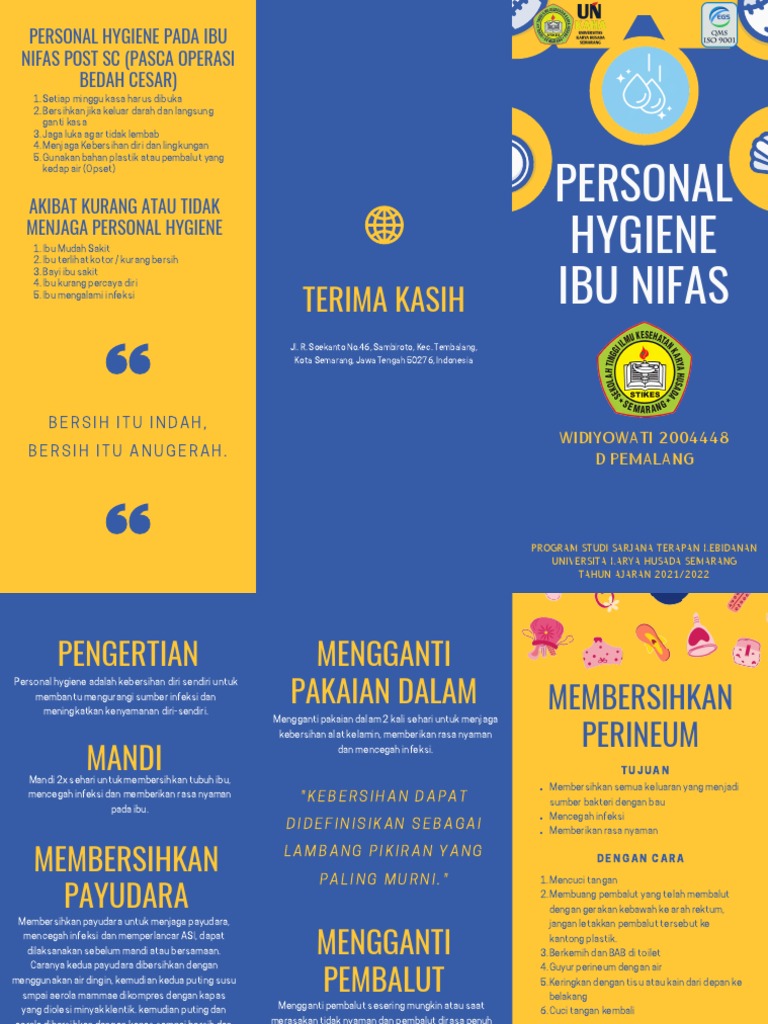 Personal Hygiene | PDF