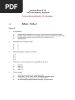 Air Law Exam Questions | PDF | Aircraft | Aerospace Engineering