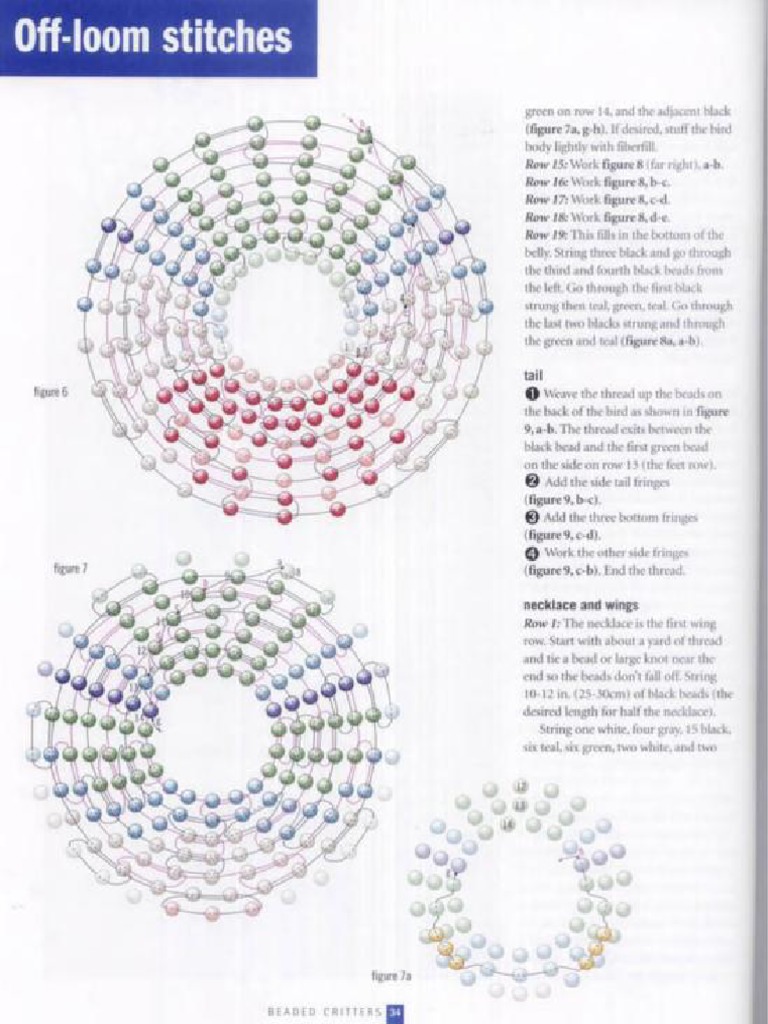 Beaded Critters BeadButton Books 0034 | PDF