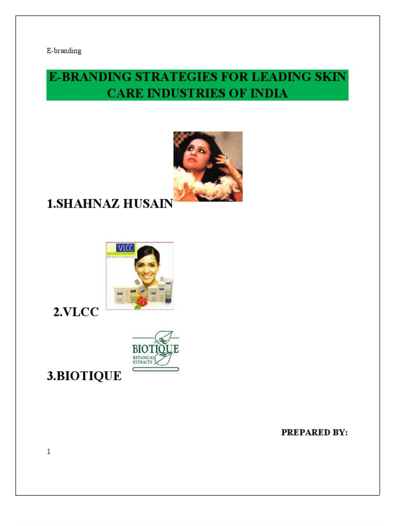 E Comm Branding | PDF | Cosmetics | Ayurveda