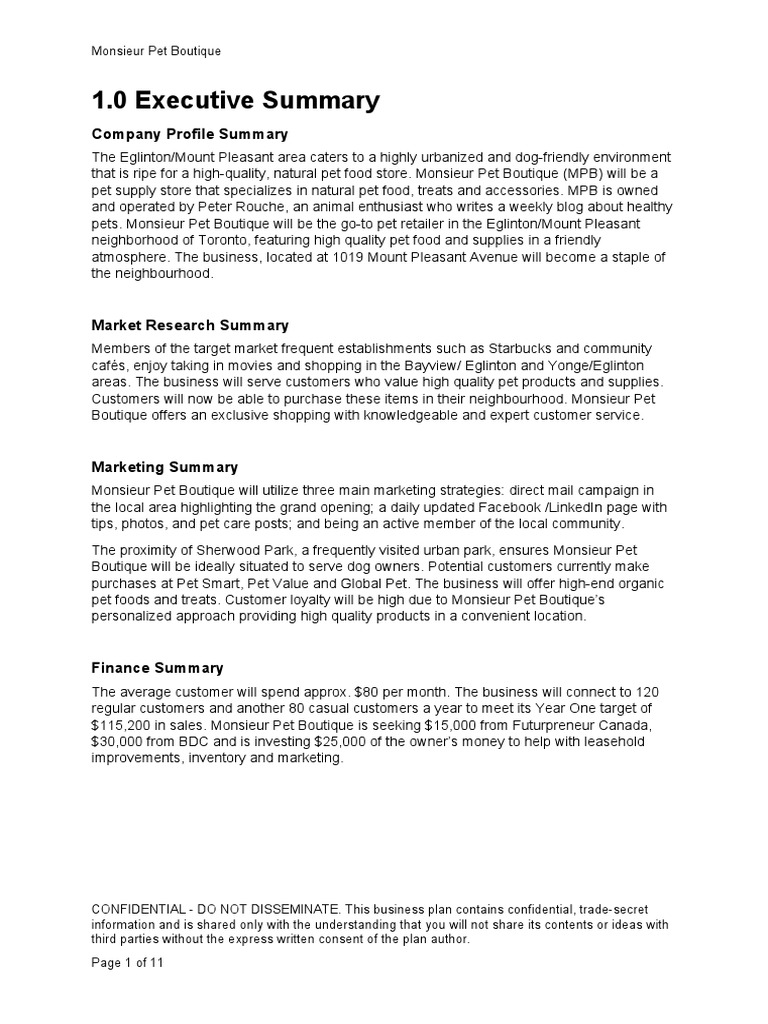 Futurpreneur-Retail-Example Business Plan | PDF | Foods | Direct Marketing