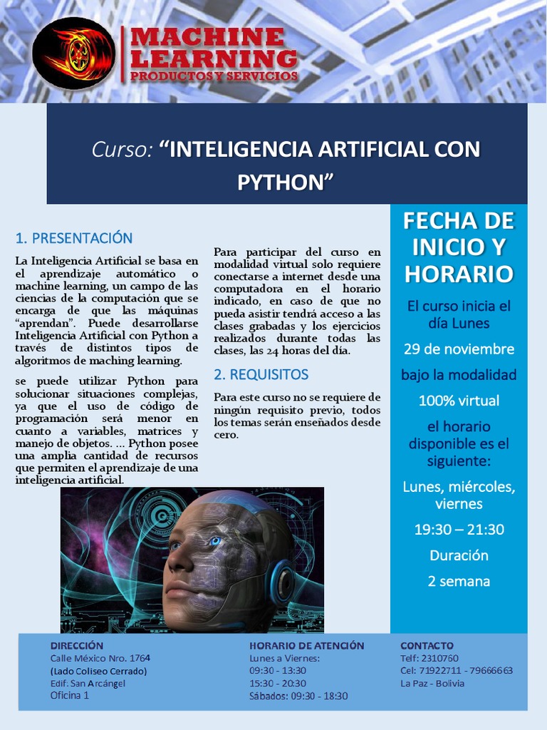 Inteligencia Artificial Con Python | PDF | Aprendizaje automático ...
