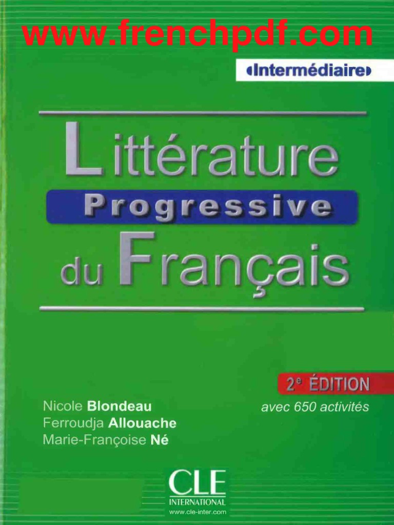 Littérature Progressive Du Français - Niveau Intermediaire | PDF