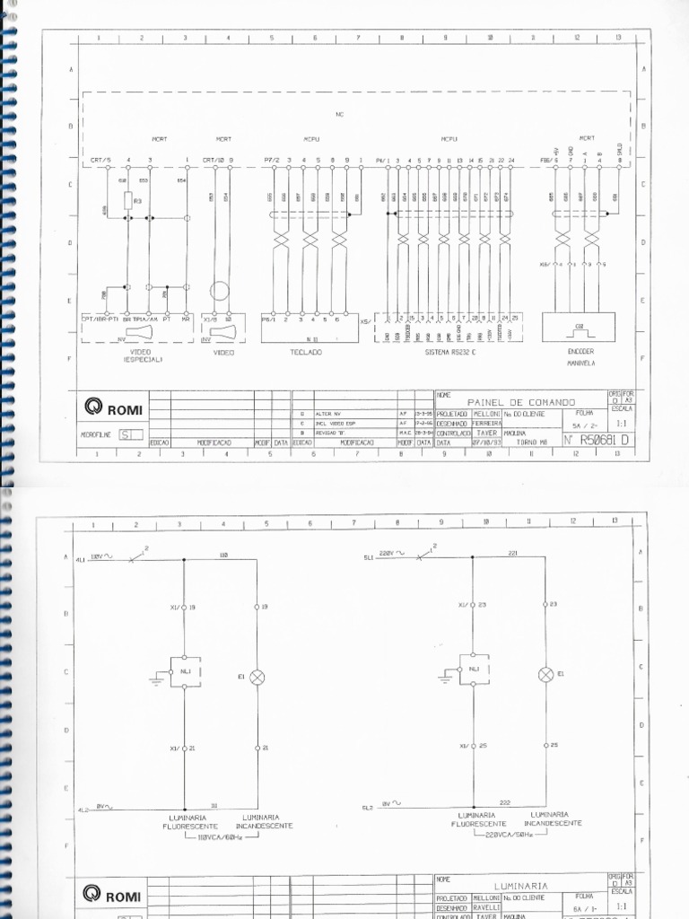 Manual de Eletrico Torno Romi Mach8 n2 | PDF