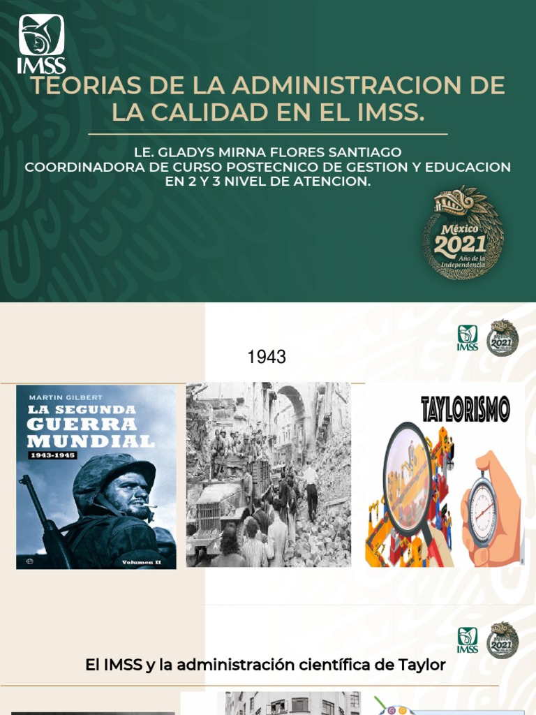 Gurus de Calidad Imss | PDF
