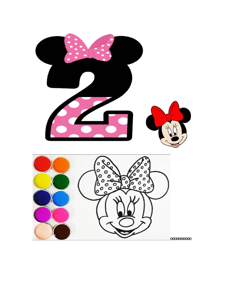Moldes de Minnie Mouse | PDF