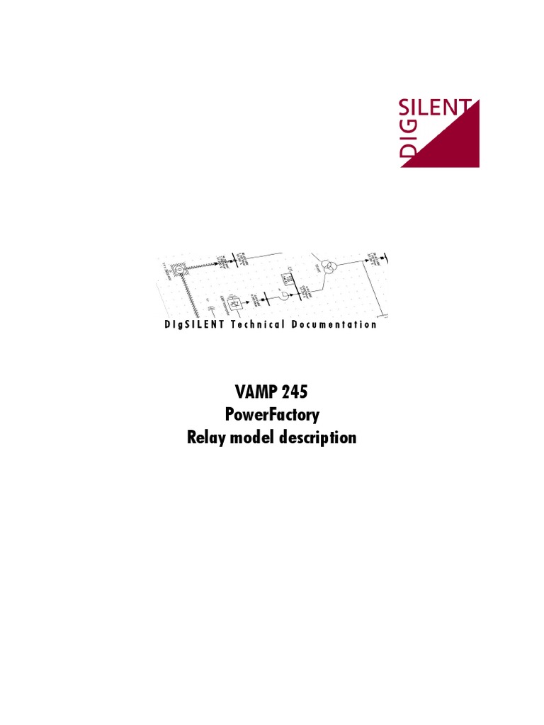 Vamp 245 | PDF | Relay | Manufactured Goods