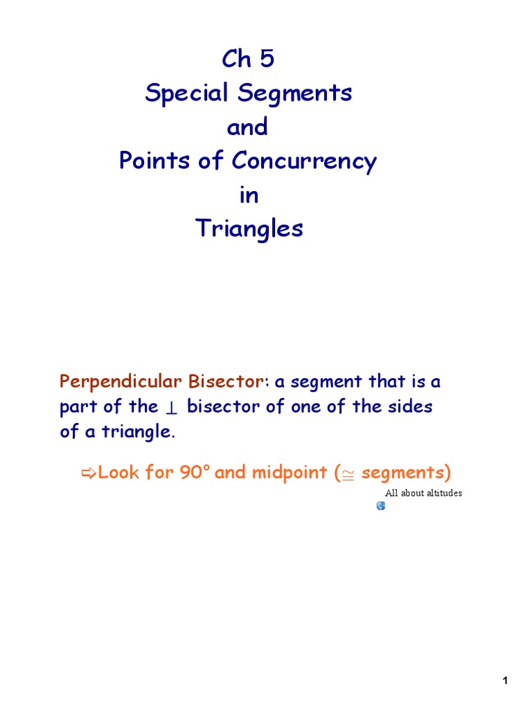 Points of Concurrency Marked | PDF | Euclidean Geometry | Triangle Geometry